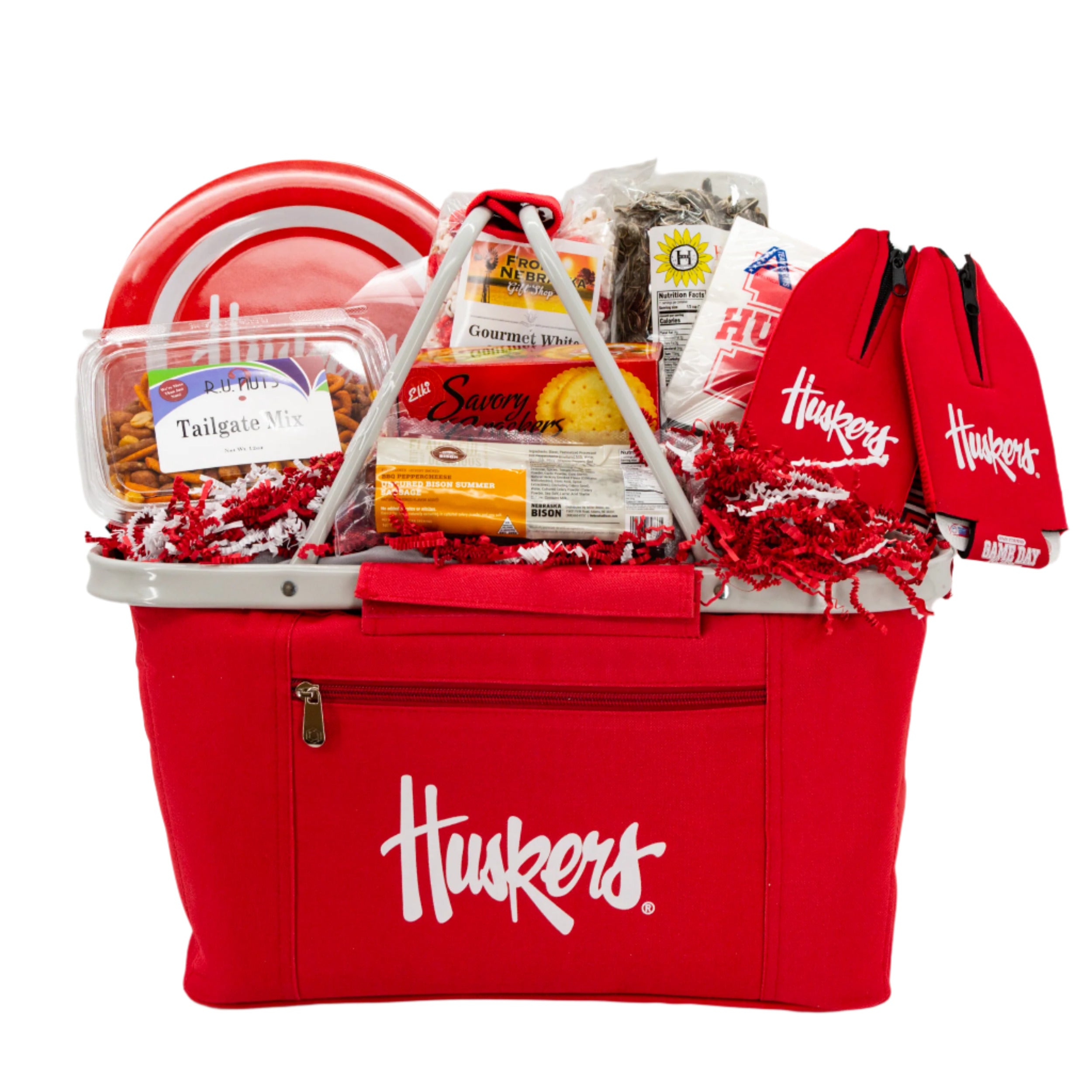 Nebraska Husker Tailgating Gift Basket | Shipping Included | From Nebr ...