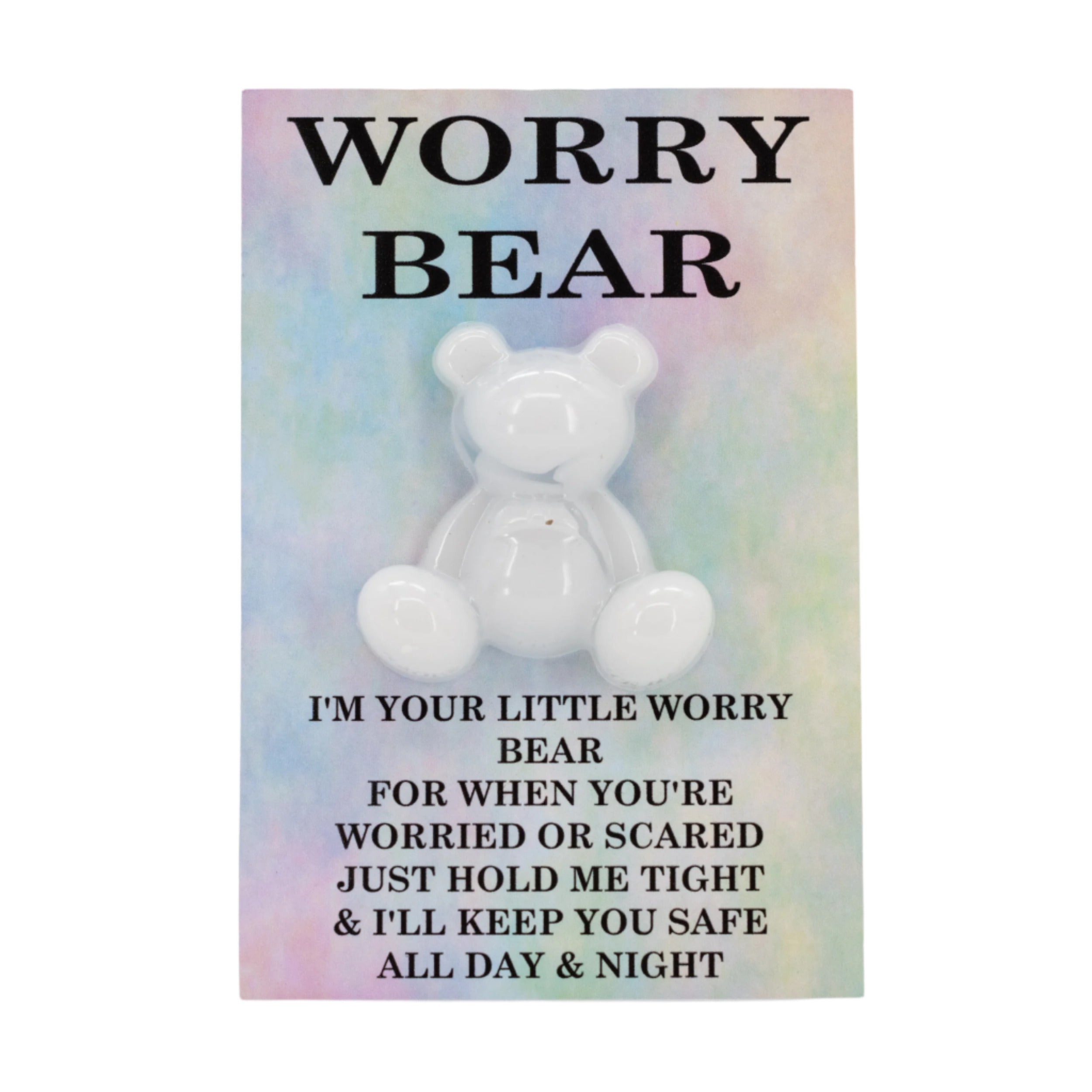 Worry Bear Pocket Friend | Multiple Color Options | Color Crete Creati ...