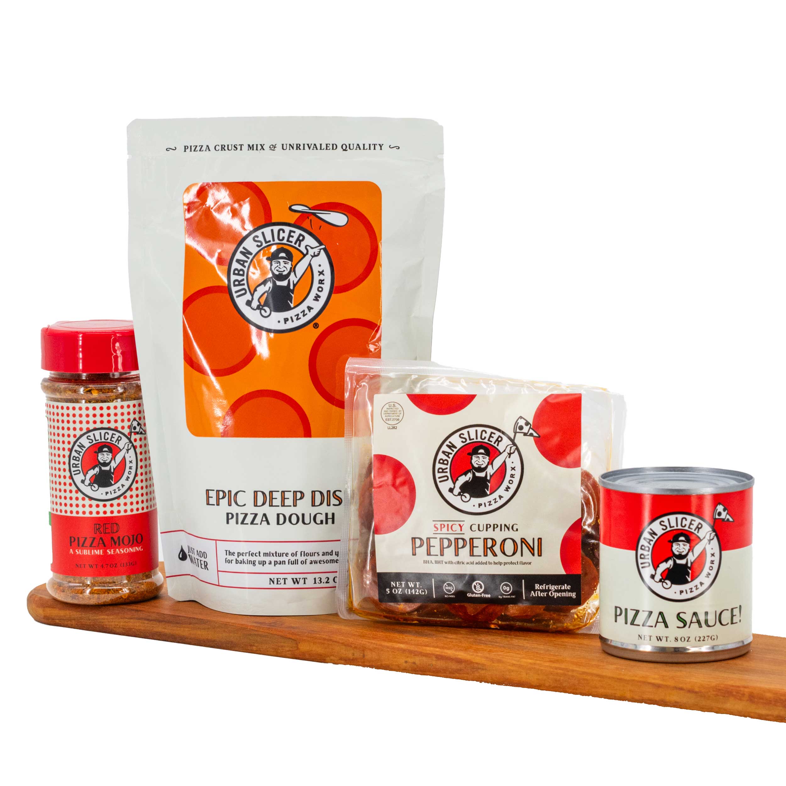 Epic Deep Dish Pizza Kit | Includes Dough, Sauce, Pepperoni, & Seasoni ...
