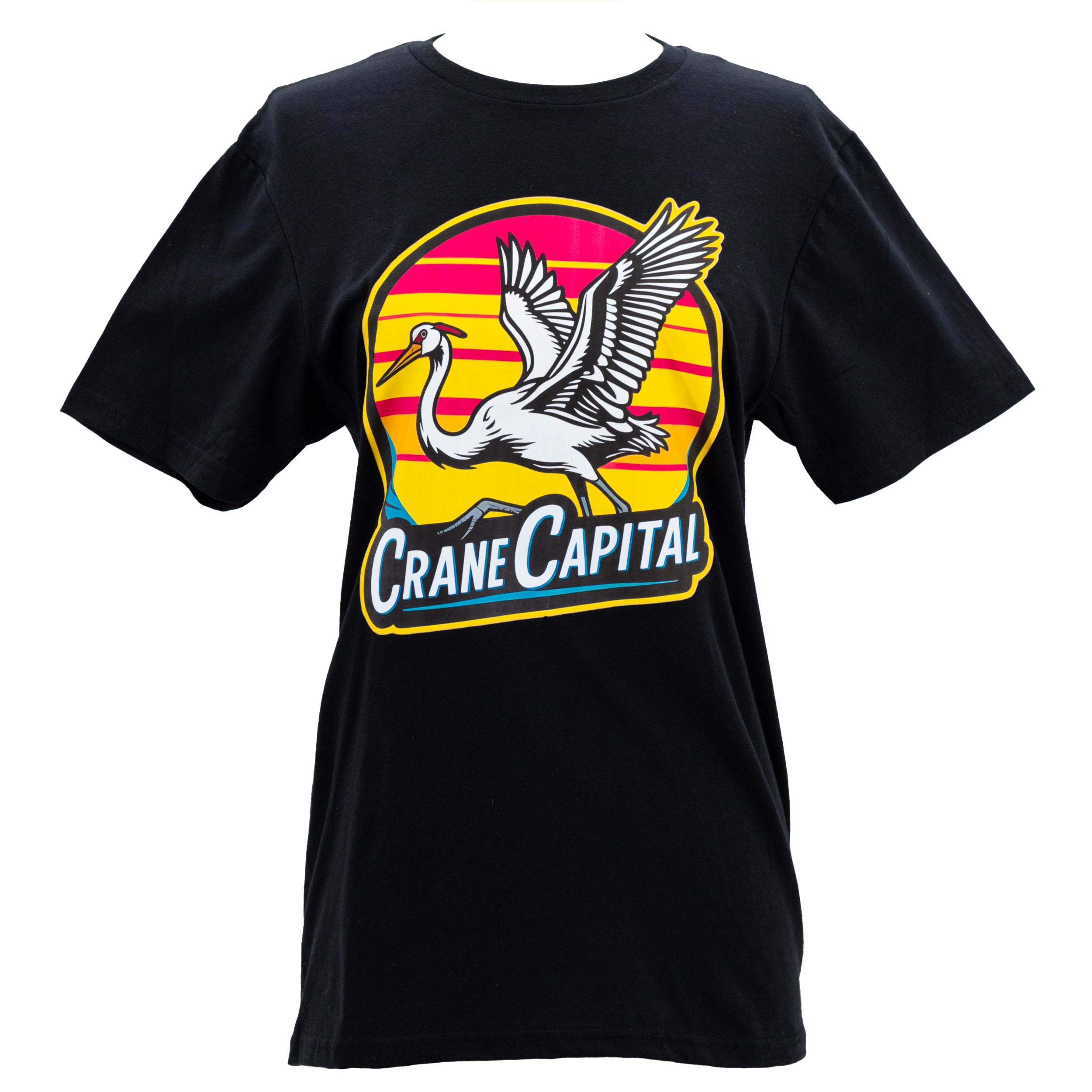 Crane Capital T-Shirt | Black | Double Play Apparel & Engraving LLC ...