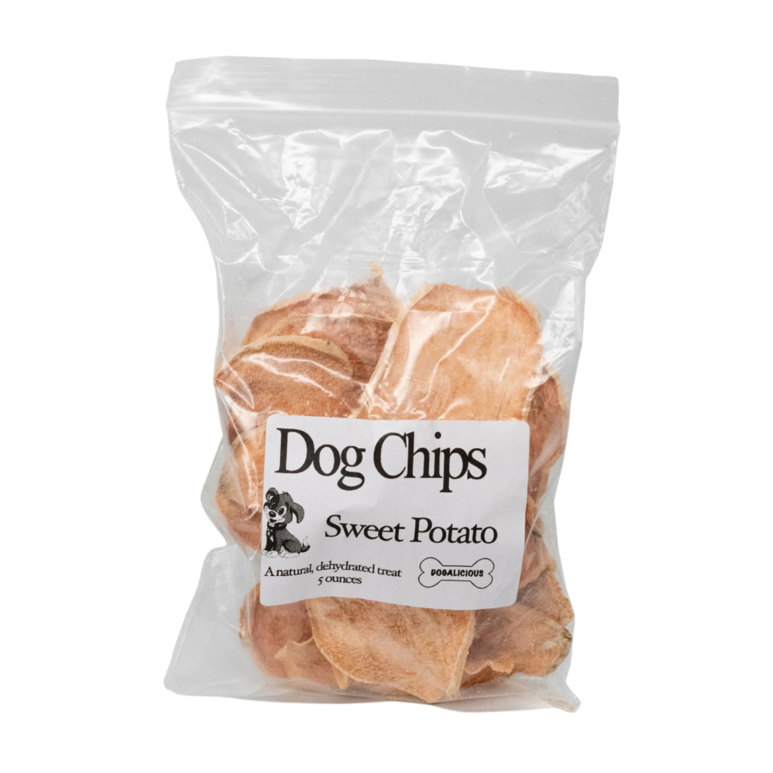 Sweet Potato Dog Chips | 5 oz | Dogalicious – BuyNebraska.com