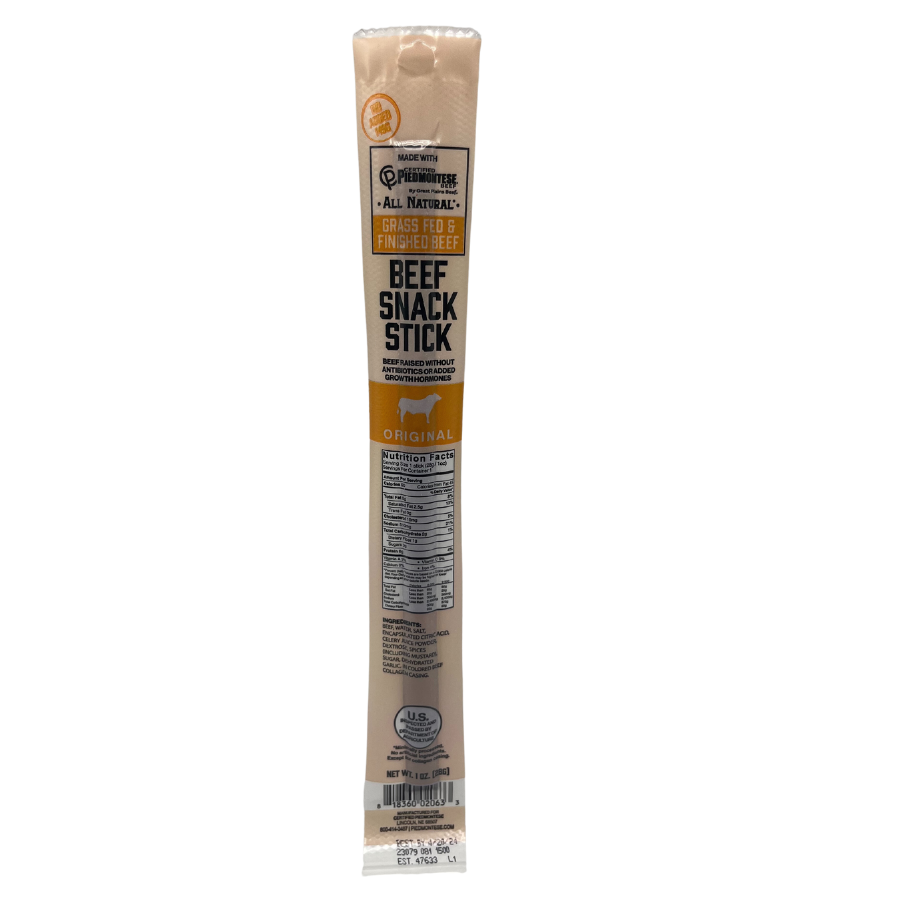 Beef Stick | 1 oz. | Original Flavor | Certified Piedmontese Beef | Al ...