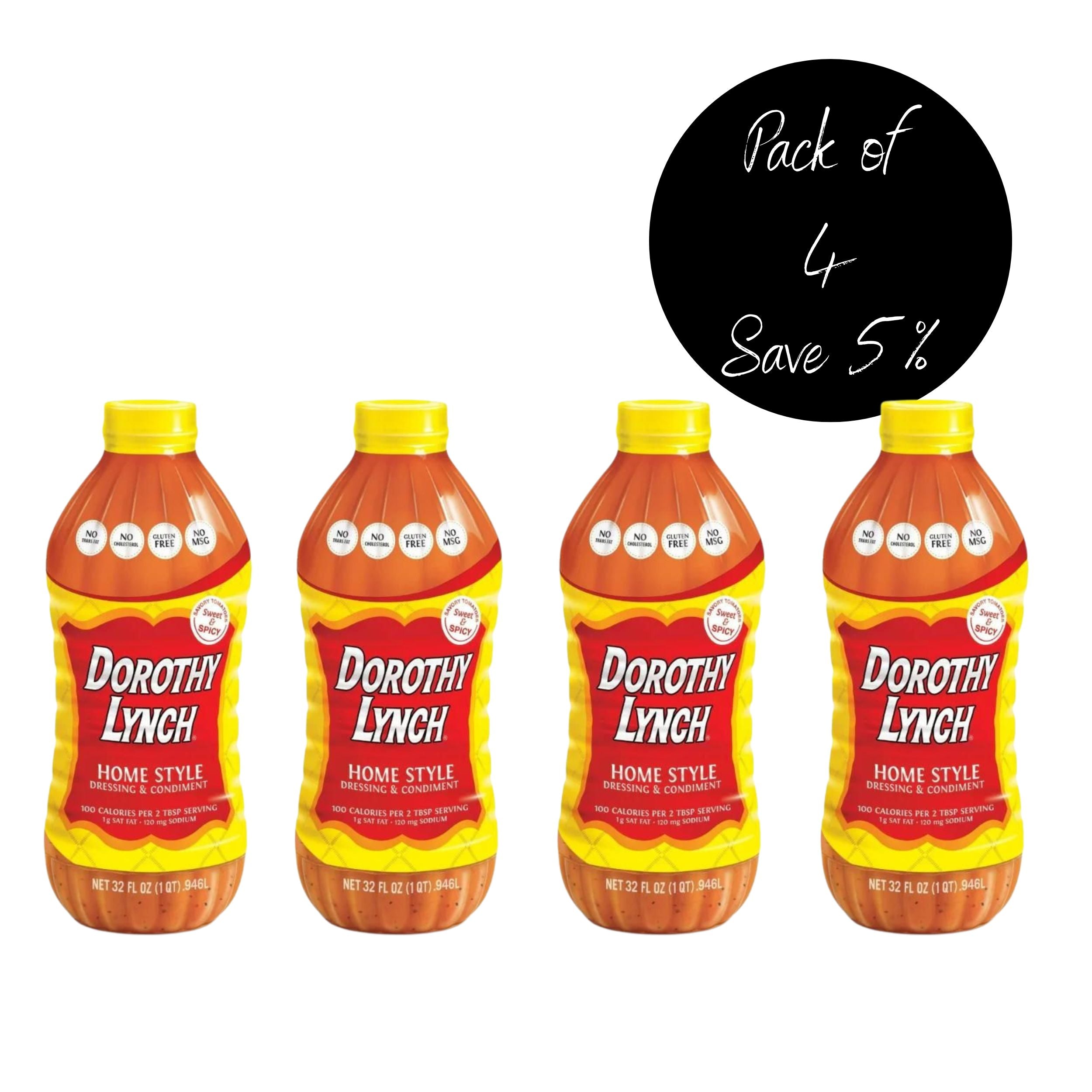 Homestyle Dorothy Lynch Salad Dressing | 32 oz | Pack of 4 | Gluten Fr ...