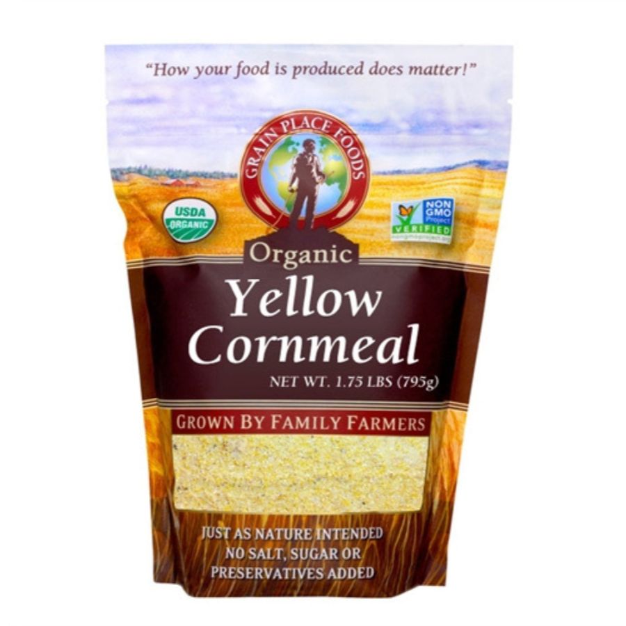 Yellow Cornmeal | 1.75 lb. Bag | Non-GMO | Organic | Delicious In Corn ...