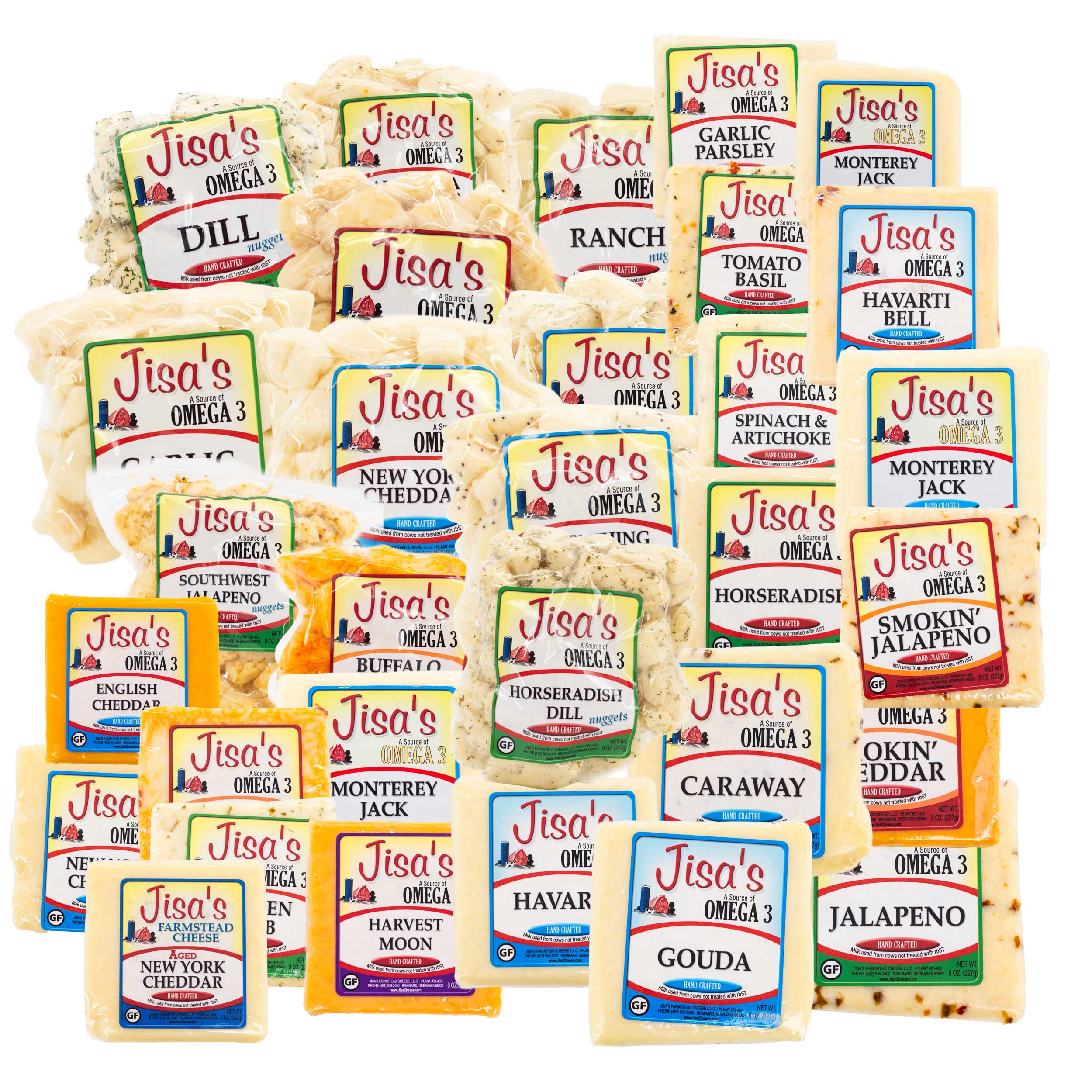 Cheese 3 Piece Custom Sampler | Customize Your Own | Jisa's Farmstead ...