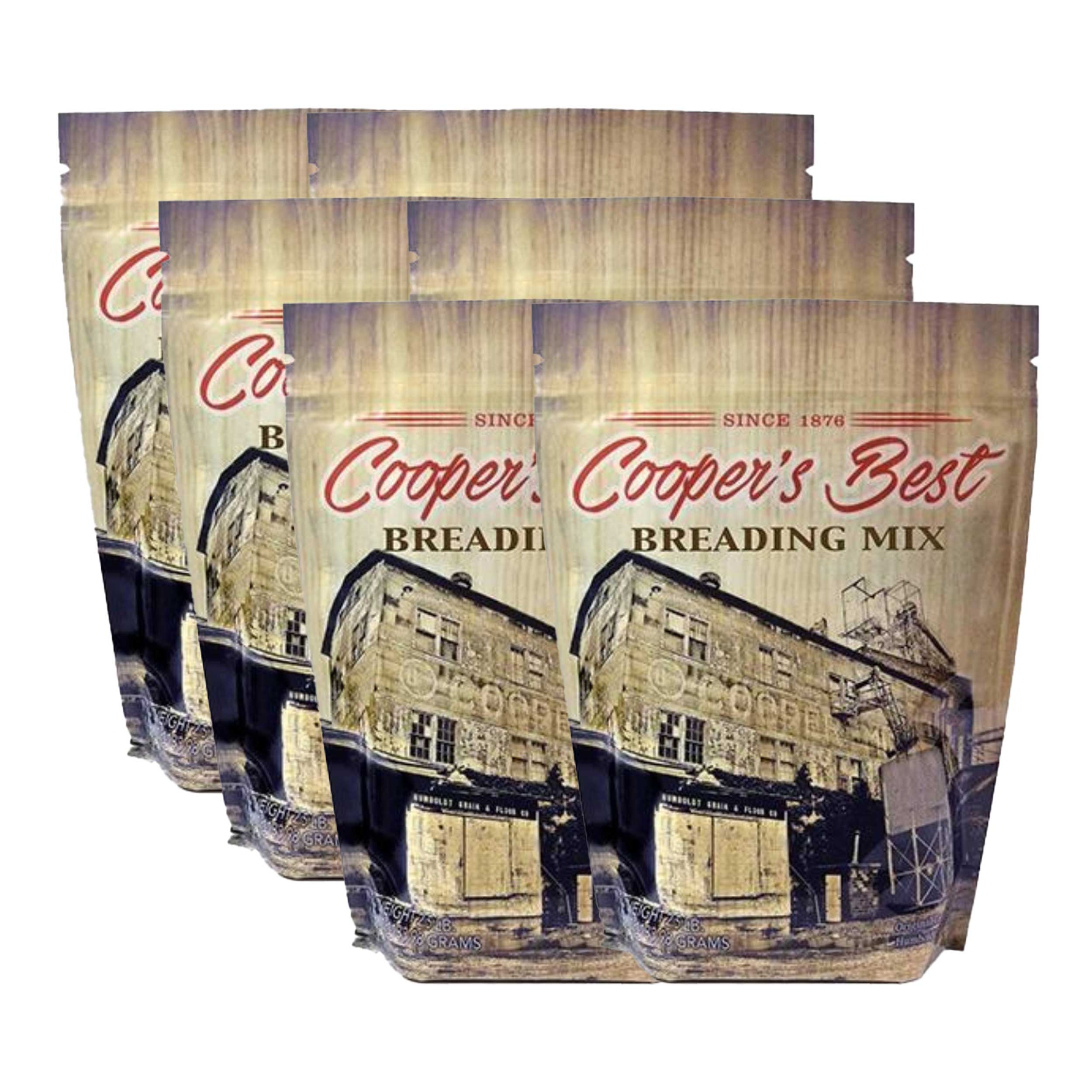 Cooper's Best Breading Mix | Pack of 6 | 2.5 lb | Cooper's Best Flour ...