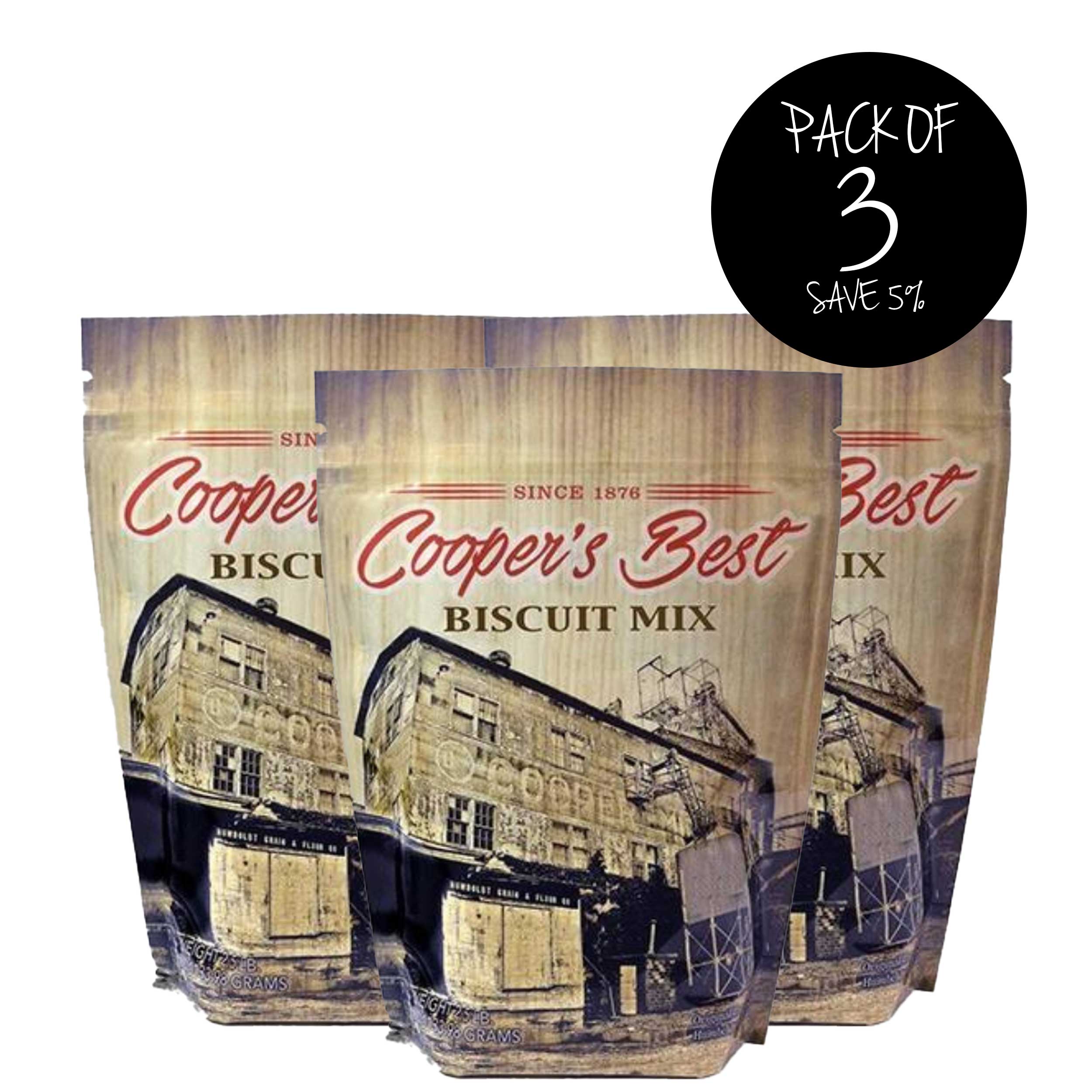 Cooper's Best Biscuit Mix | Pack of 3 | 2.5 lb | Cooper's Best Flour ...