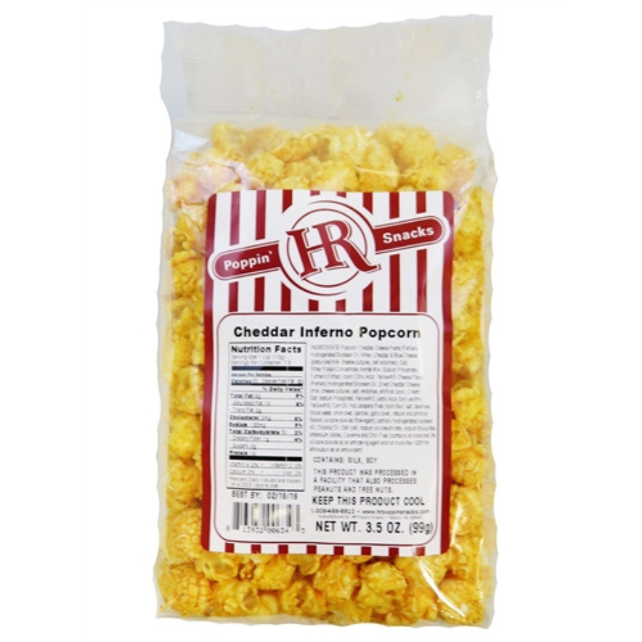 Cheddar Inferno Popcorn | Made in Small Batches | Party Popcorn | Spic ...